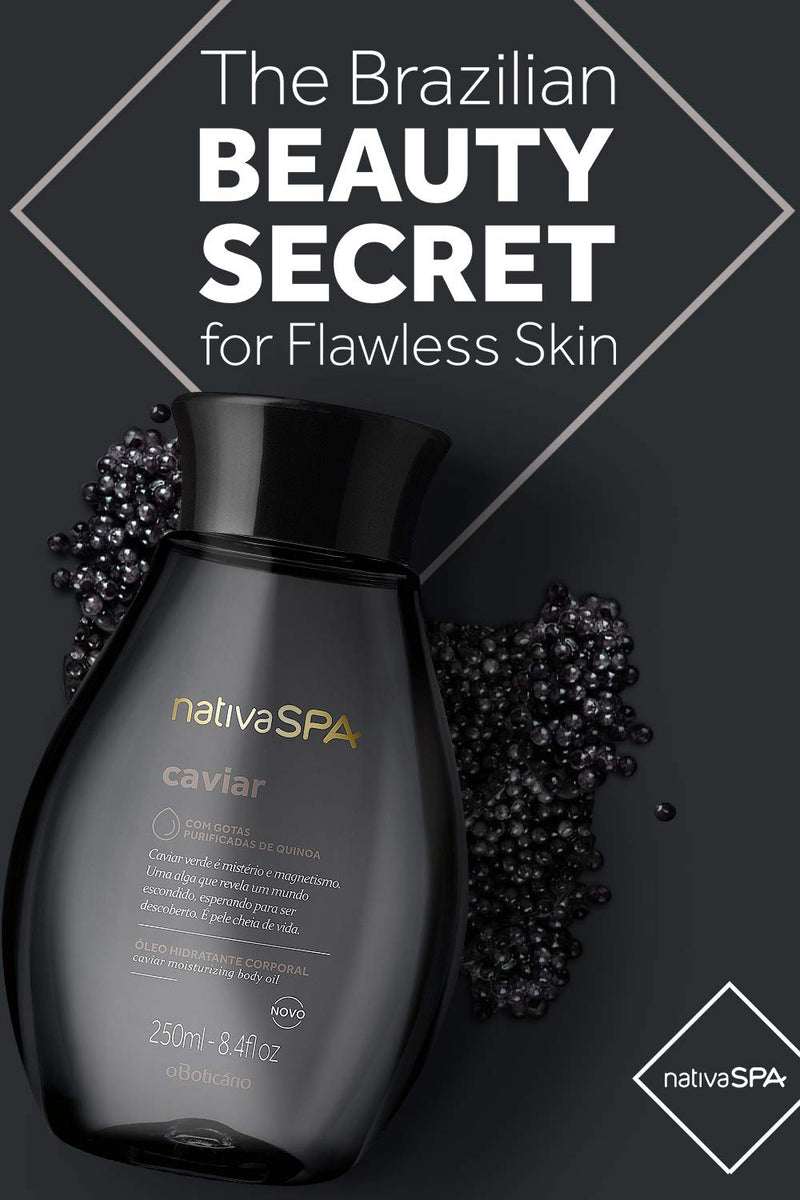 O Boticário Nativa Spa Caviar Body Hydrating Oil 200ml Alma Latina